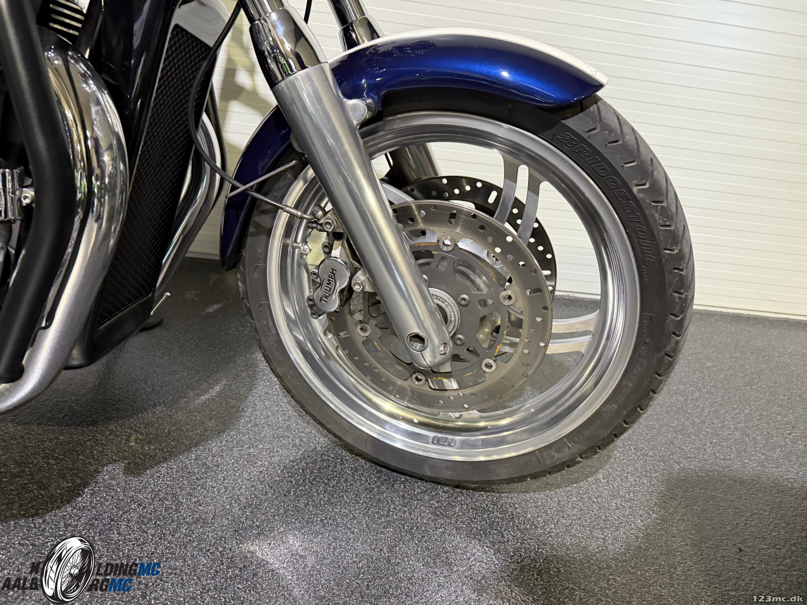 Brugt Triumph Thunderbird Pacific Blue / Fusion White 2010 til salg - 123mc