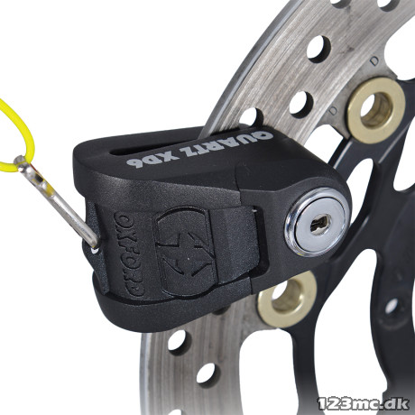 Oxford - Quartz XD6 disc lock(6mm pin) Black til salg - 123mc