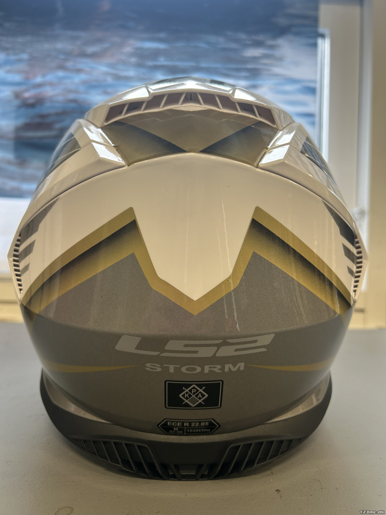 LS2 FF800 Storm Nerve Guld M, 108002043M til salg - 123mc