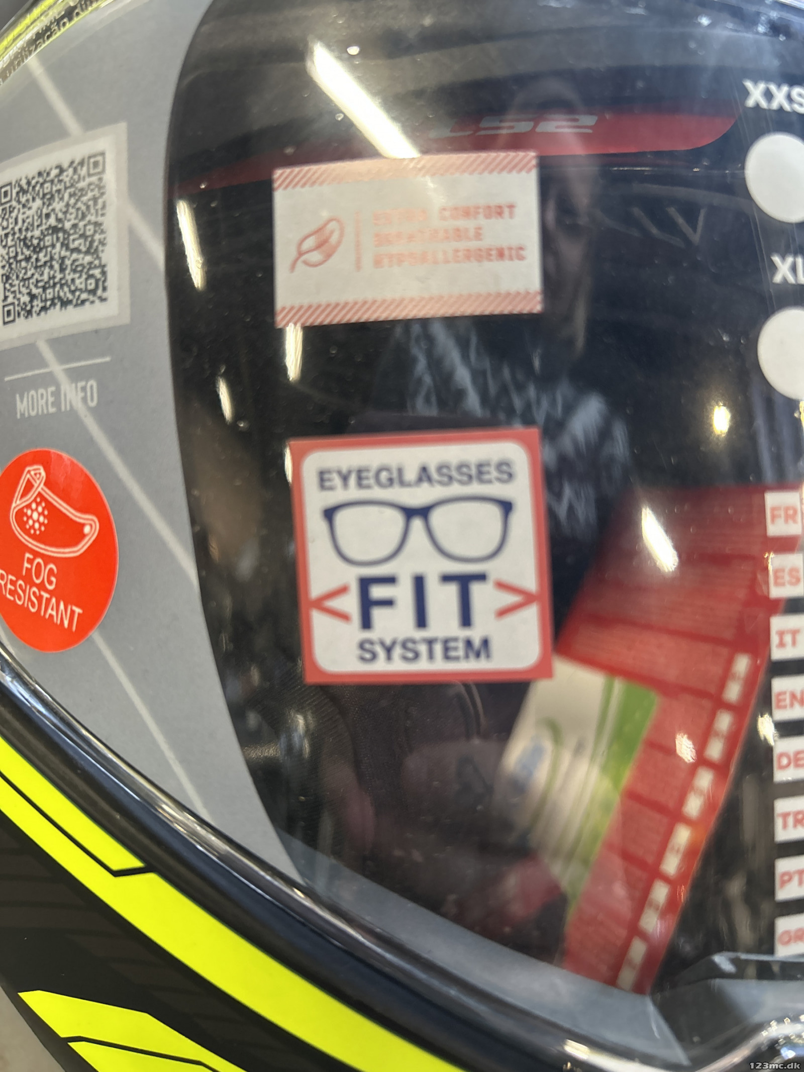 LS2 FF900 Valiant 2 Revo Black HV Yellow S, 509002254S til salg - 123mc